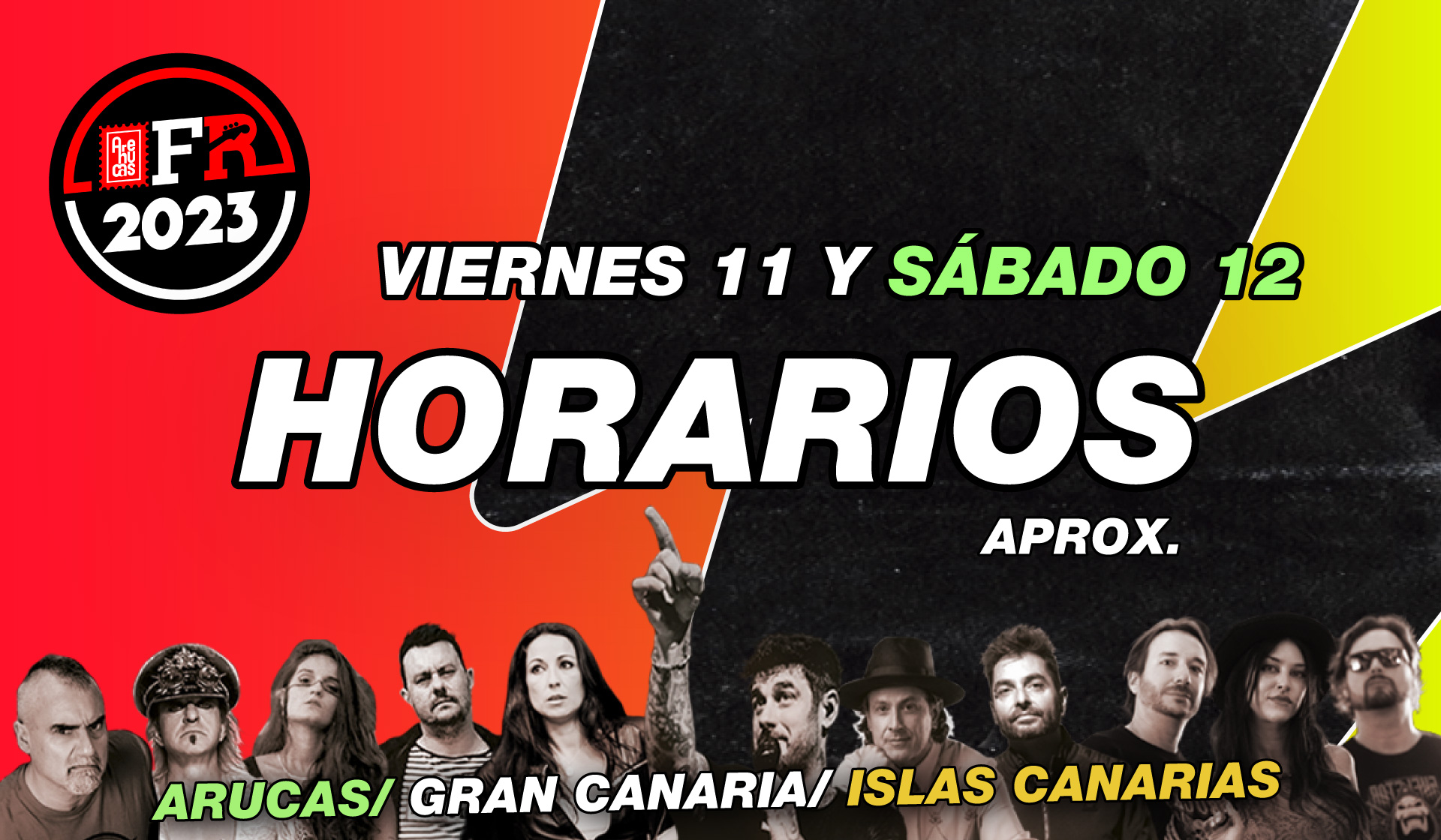 THE SCHEDULES ARE CONFIRMED FOR THE MOST ROCKER WEEKEND IN GRAN CANARIA ...